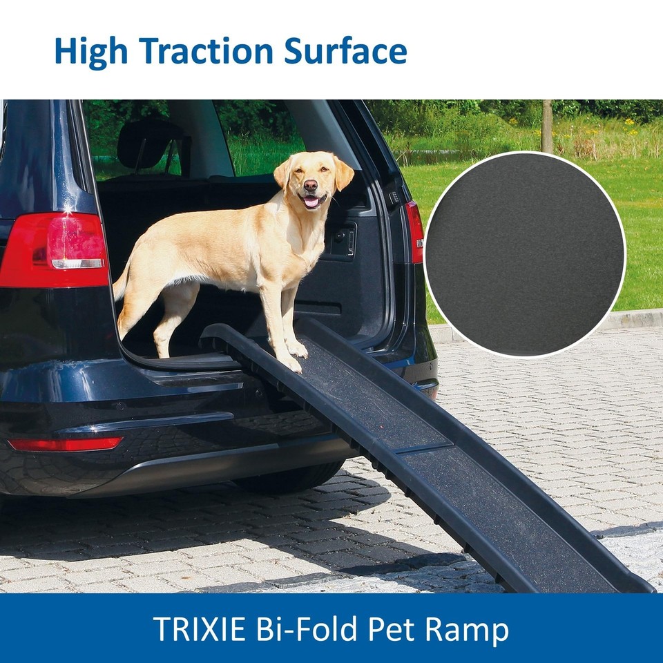 Folding Dog Ramp with Non-Slip Surfaces - Pet Ramp for Large Cars and ...