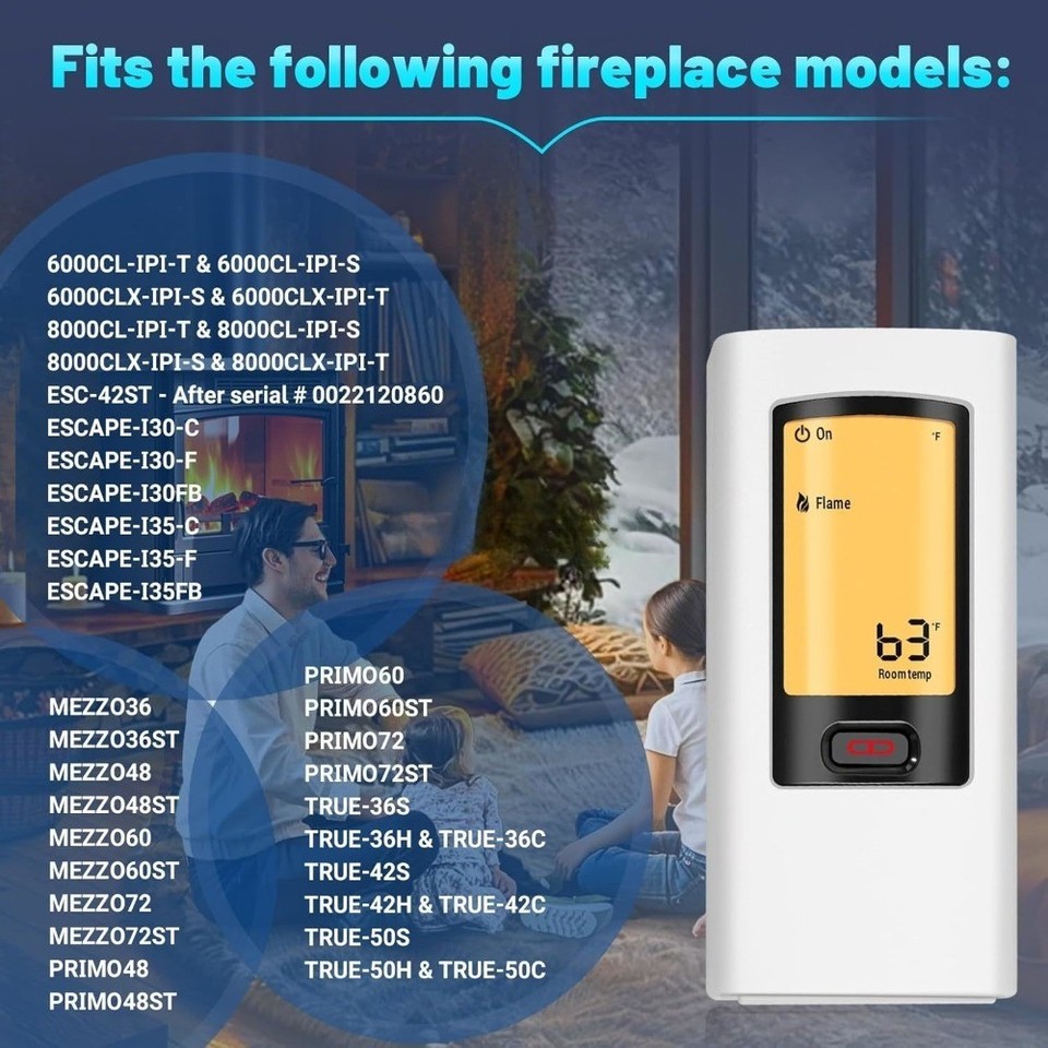 New RC300 Heat N Glo Gas Fireplace Stoves Remote Control Transmitter ...