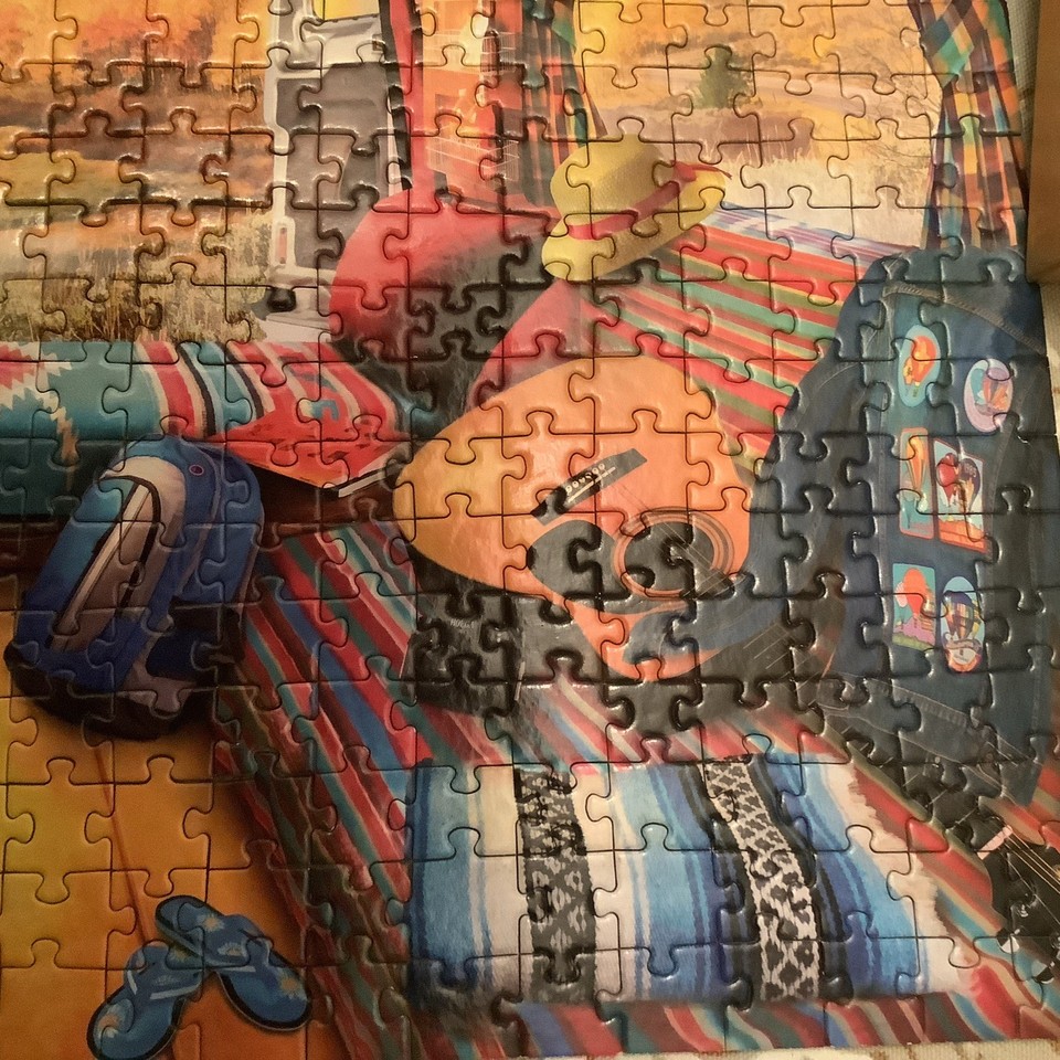 Corner Piece 'Travelling Van' 500 Piece Jigsaw Puzzle, complete ...