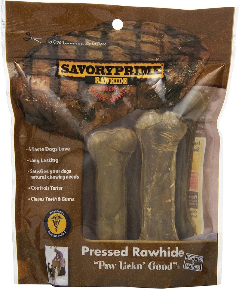 Pressed Rawhide Bone (6 Pack) | eBay
