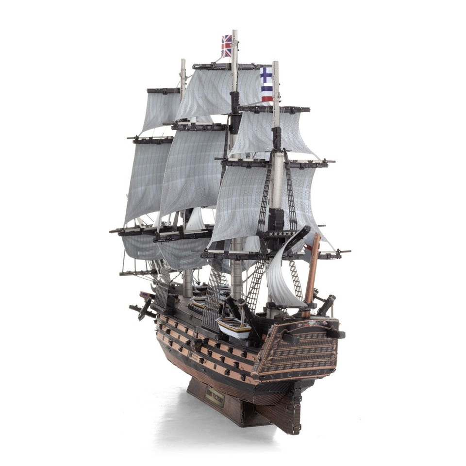 Fascinations Premium Series ICONX HMS VICTORY Ship Metal Earth Steel ...