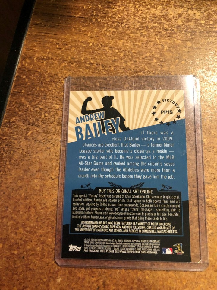 2009 Topps Baseball Updates & Highlights Propaganda # PP15 Andrew ...