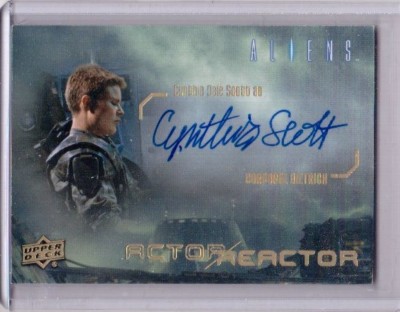 CYNTHIA DALE SCOTT as CORPORAL DIETRICH 2018 Upper Deck Aliens ...