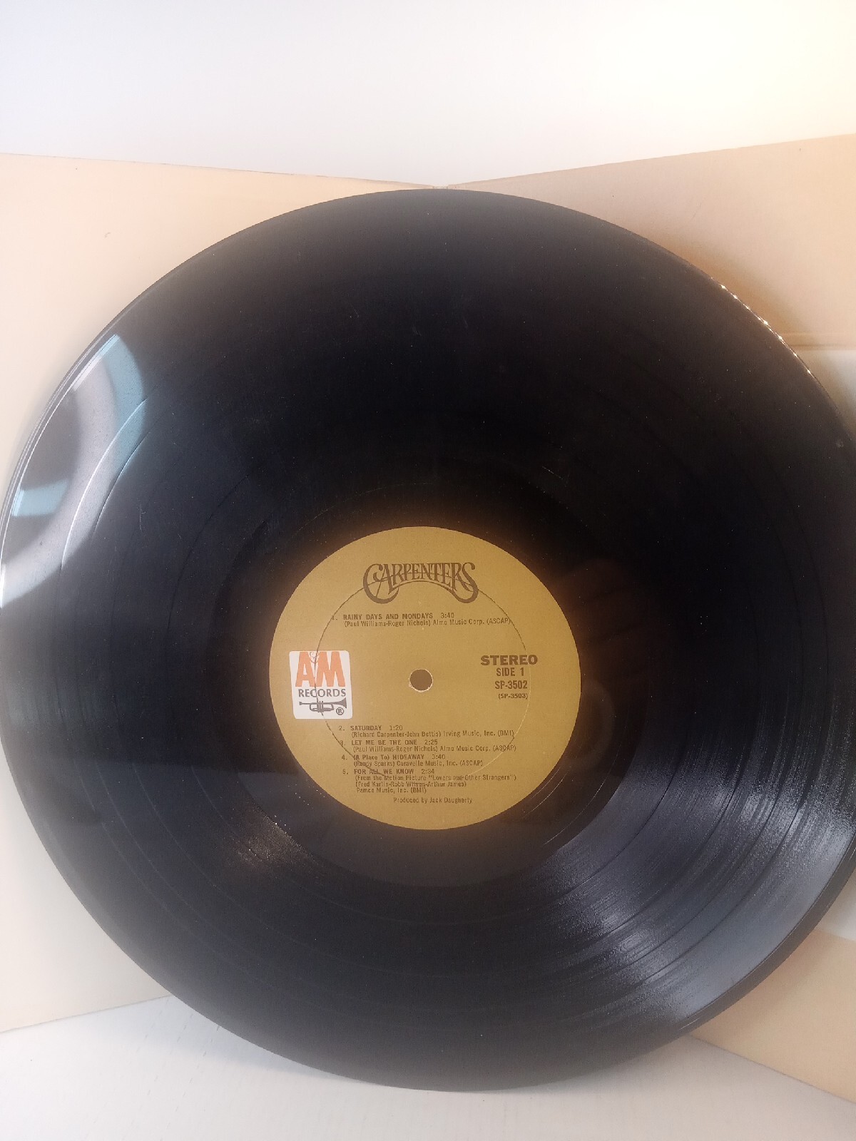 The Carpenters: Self Titled A&M SP-3502 LP Vinyl Gatefold Record | eBay