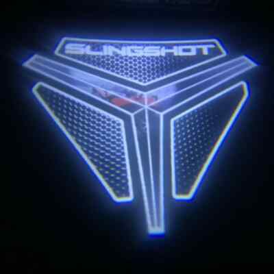 POLARIS SLINGSHOT LOGO LED LIGHT shines image onto ground ORIGINAL | eBay