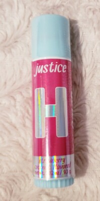 JUSTICE Color Changing Strawberry Coconut Flavored Lip Balm H 0.32 oz ...