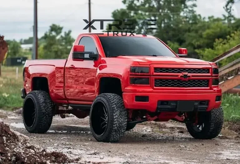 OEM Painted Mesh Grille For 2014 2015 Silverado 1500 Victory Red WA9260 ...