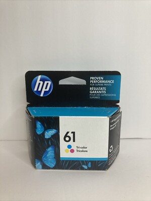 HP 61 Genuine HP Tri-Color Ink Cartridge CH562WN Exp Feb 2023 | eBay