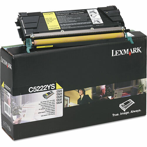 Lexmark C5222KS, C5222CS, C5222MS, C5222YS Standard Yield Toner ...