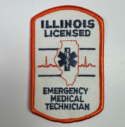 Illinois Licensed EMT Emergency Medical Technician IL Patch S8 | eBay