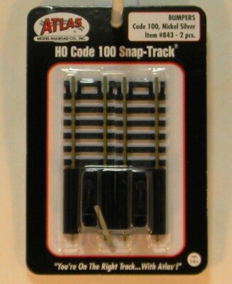 NEW HO Atlas #843 Code 100 Bumpers 2 Pk | eBay