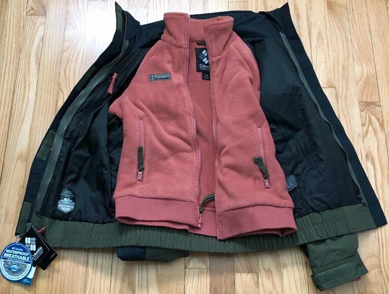 COLUMBIA BUGABOO 1986 INTERCHANGE 3-IN-1 JACKET WOMEN XS GREEN | eBay