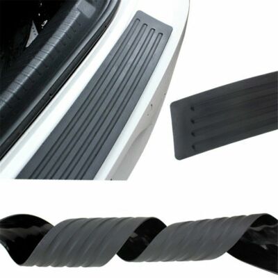 Car Pickup Rear Guard Bumper Protector Trim Cover Rubber Anti Scratch ...