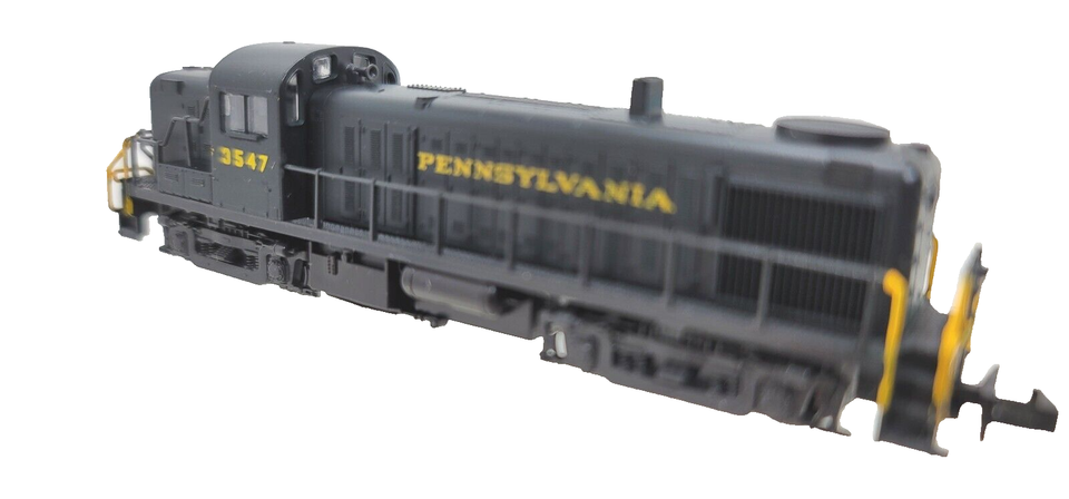 N ATLAS 42019 ALCO RS-3 PRR Loco #8825 (Tested) rapido couplers NIB ...