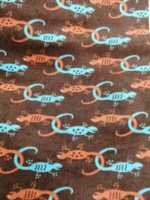 1 Fat Quarter Of Moda Lizard Fabric Meadow Friends By Deb Strain | eBay