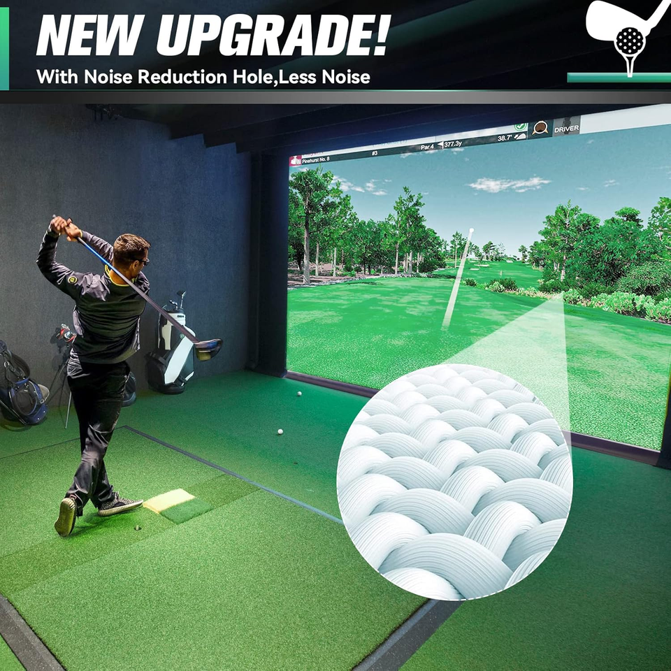 Golf Simulator Impact Screen Display Projector Screen for Golf Training ...