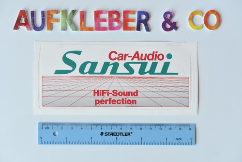 Alter Aufkleber | Hifi Autoradio Car Audio Sound | SANSUI | 80er Jahre ...