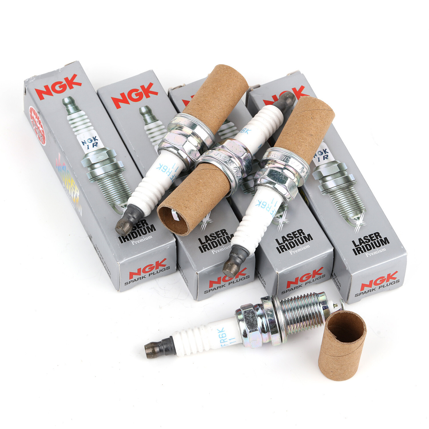 4x IZFR6K11 REAL IRIDIUM Spark Plugs for Honda Accord Civic Acura RSX ...