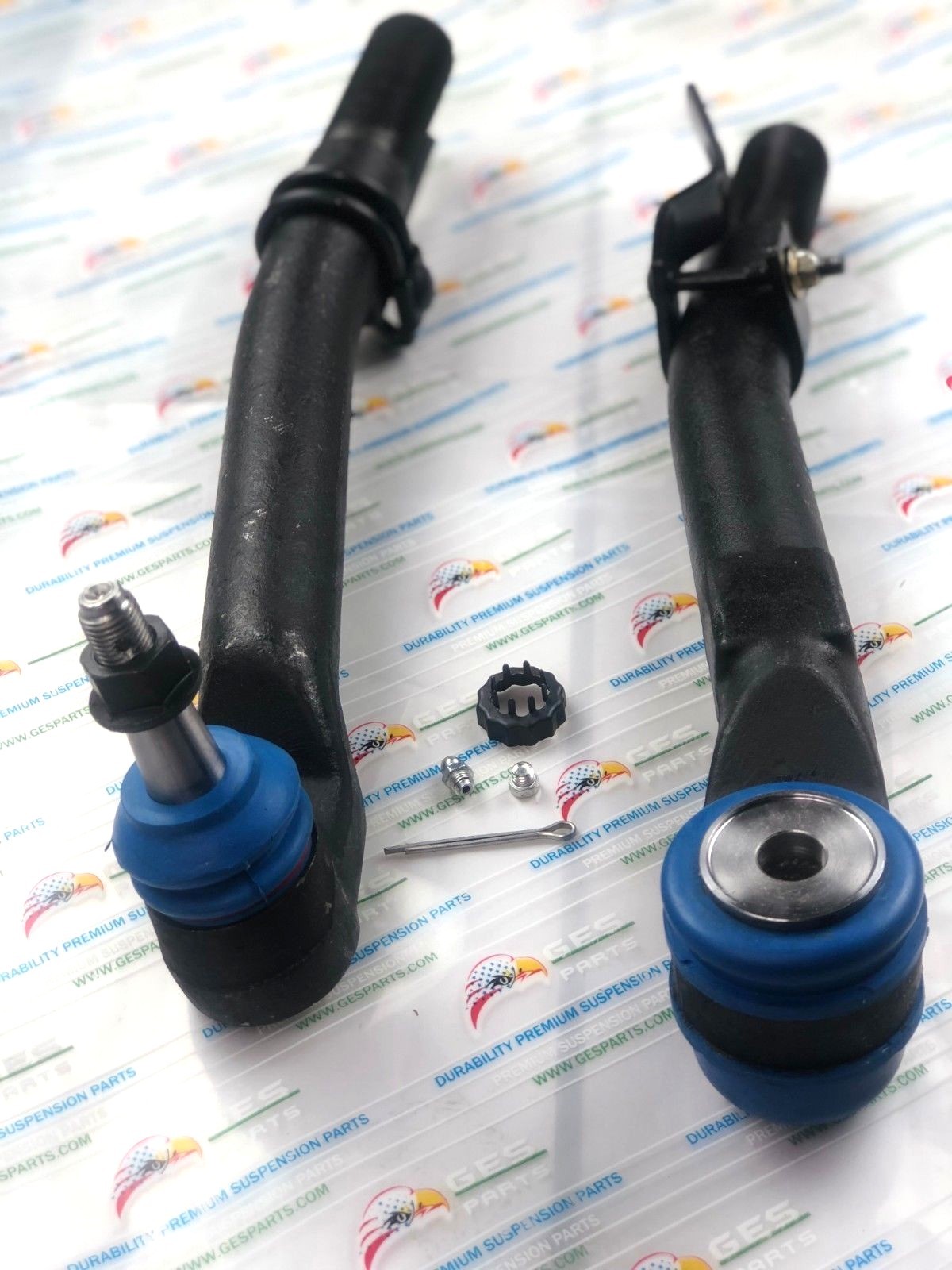 4WD 2 Outer Tie Rod Ends For 2005-2016 Ford F250 350 Super Duty ES80755 ...