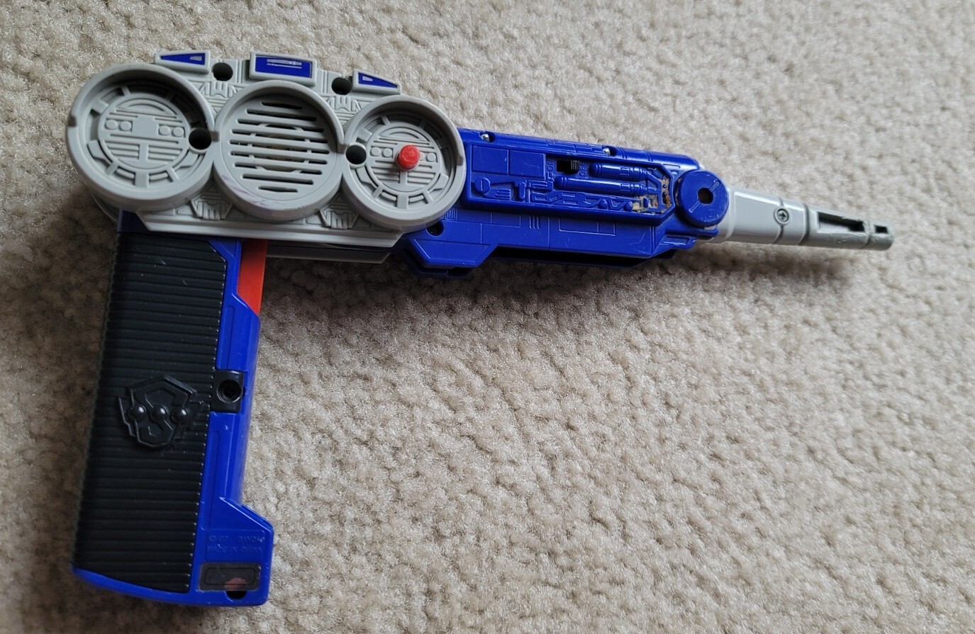 1997 Power Rangers Carranger Blue Centurion Synergizer Sword Toy Prop ...