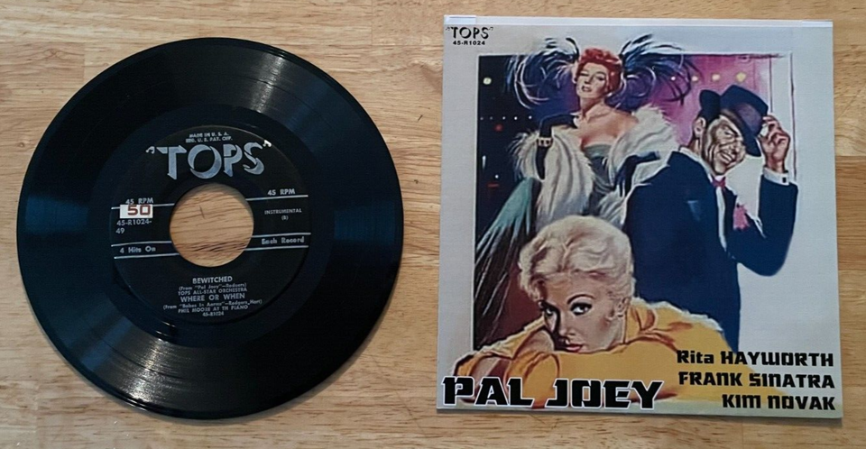 7” 45 SP MOVIE SOUNDTRACK PAL JOEY FRANK SINATRA KIM NOVAK RITA ...