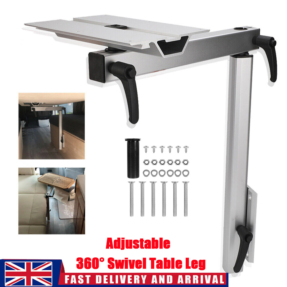 Detachable 360° Swivel Table Leg VW T5 T6 Campervan Caravan Motorhome ...