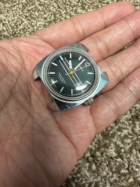 Timex 47671 Sport Automatic Watch With Date - Mens 1970s for sale ...