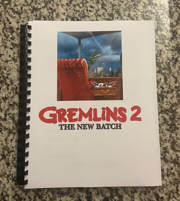 Gremlins 2 Horror Movie Script Reprint Full Screenplay unsigned | eBay