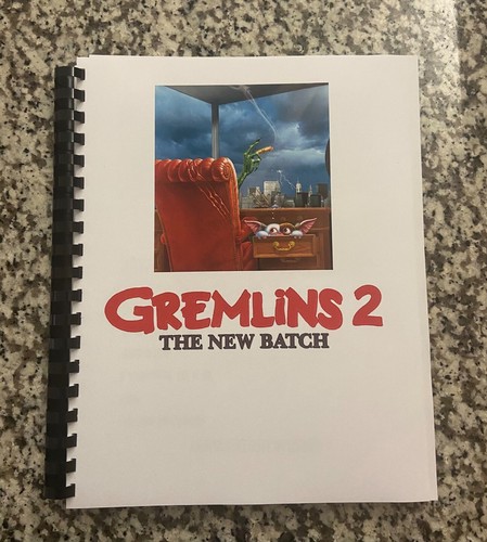 Gremlins 2 Horror Movie Script Reprint Full Screenplay unsigned | eBay