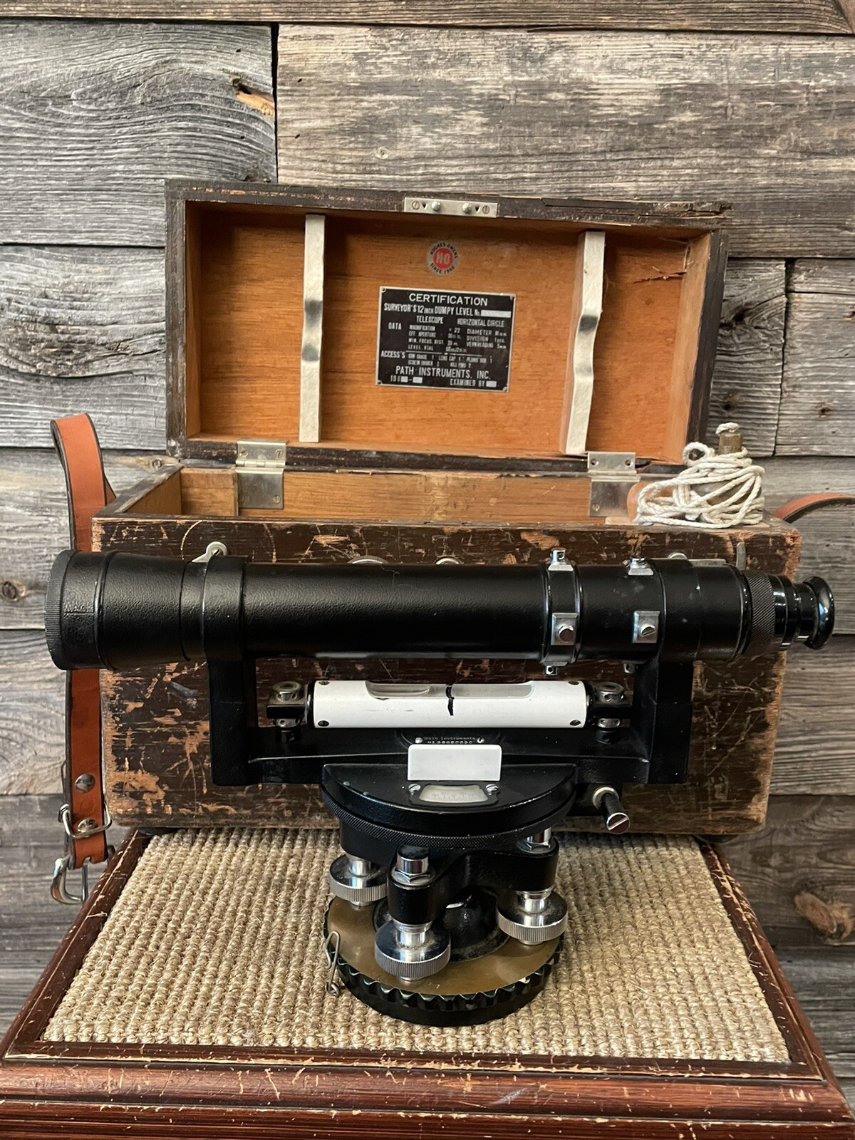 Vintage Surveyors Transit Level Hughes Owens Transit Level | eBay