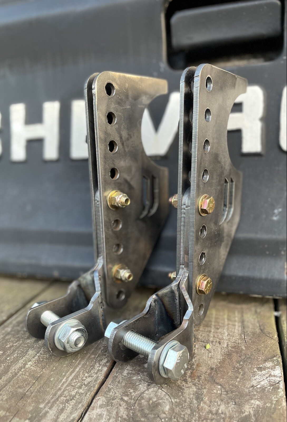 1973 - 1987 Under Bed Notch, Coilover/Shock Brackets, Chevy, GMC C10 | eBay