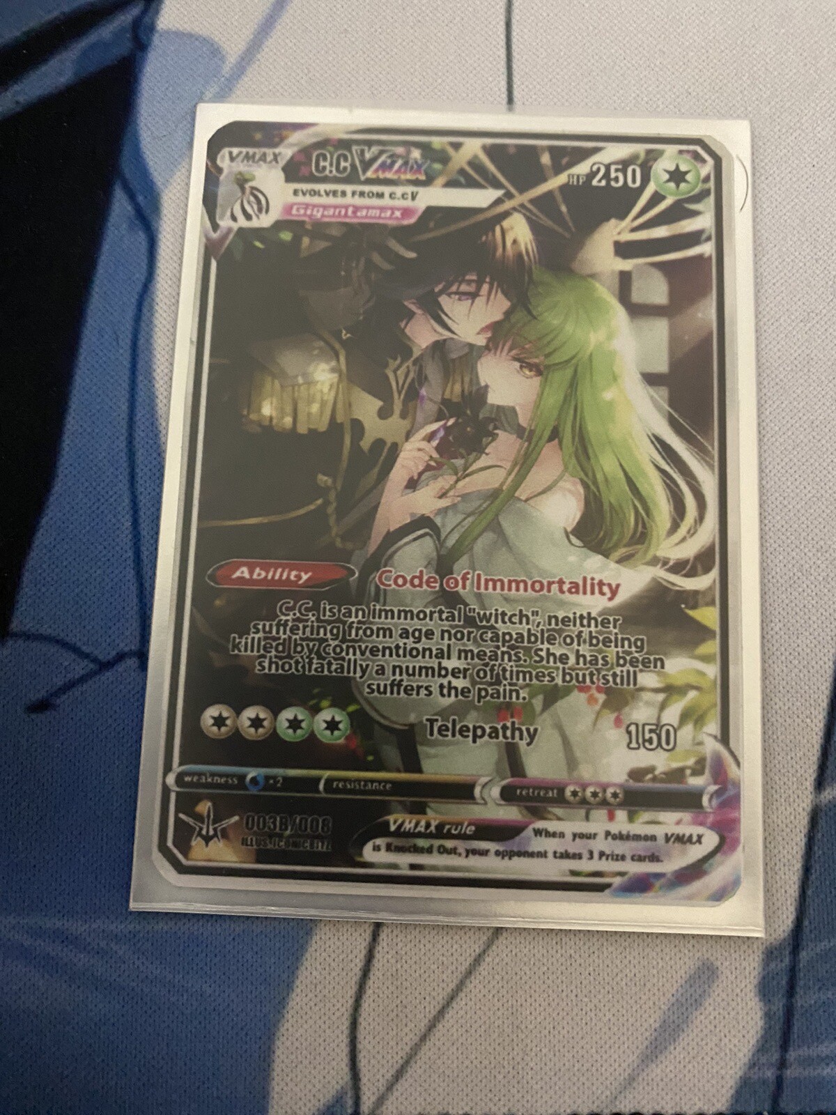 Code Geass Card CC & Lelouch VMAX Card DIY ACG | eBay