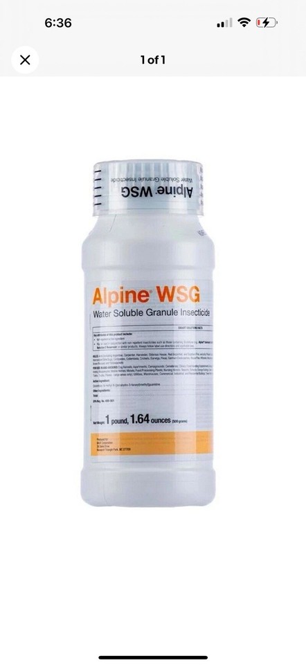 Alpine WSG Water Soluble Granule Insecticide 500g Ant Flea Bed Bug ...