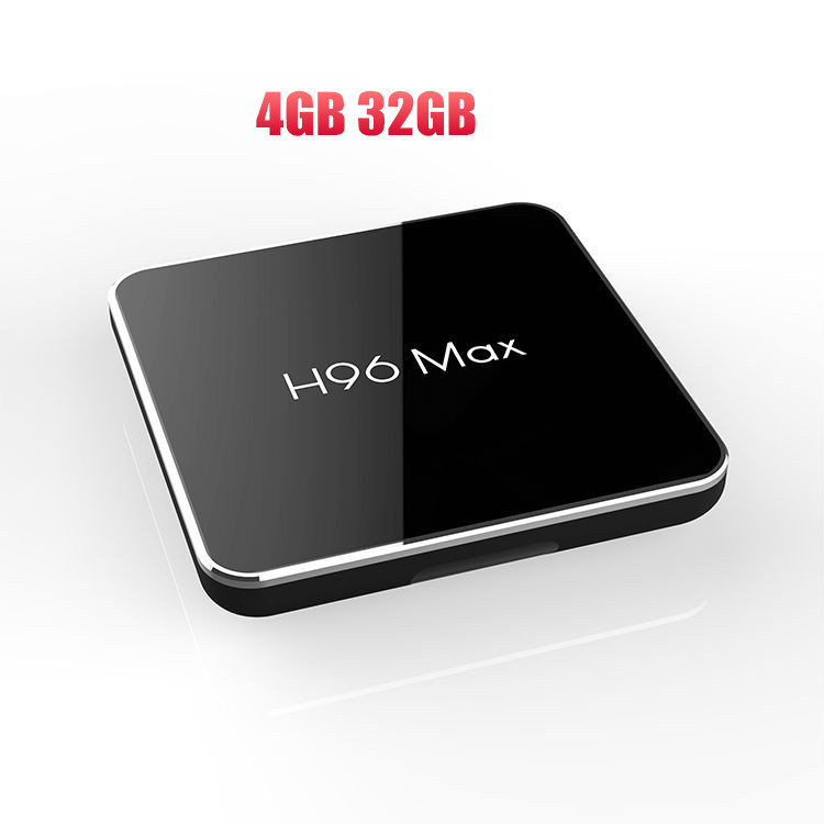 H96 MAX TV Box Android 8.1 S905X2 4K 4GB 32G/64GB Smart Media Player ...