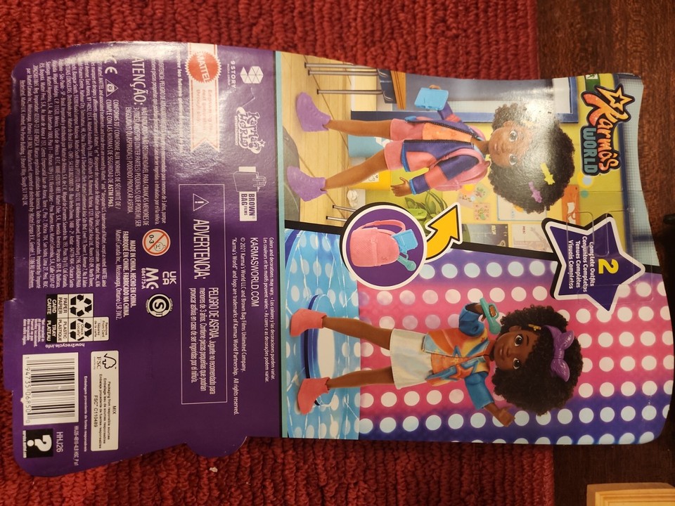 KARMA'S WORLD SCHOOL TO STAGE Fashion Doll 14 Pieces Backpack 2022 ...