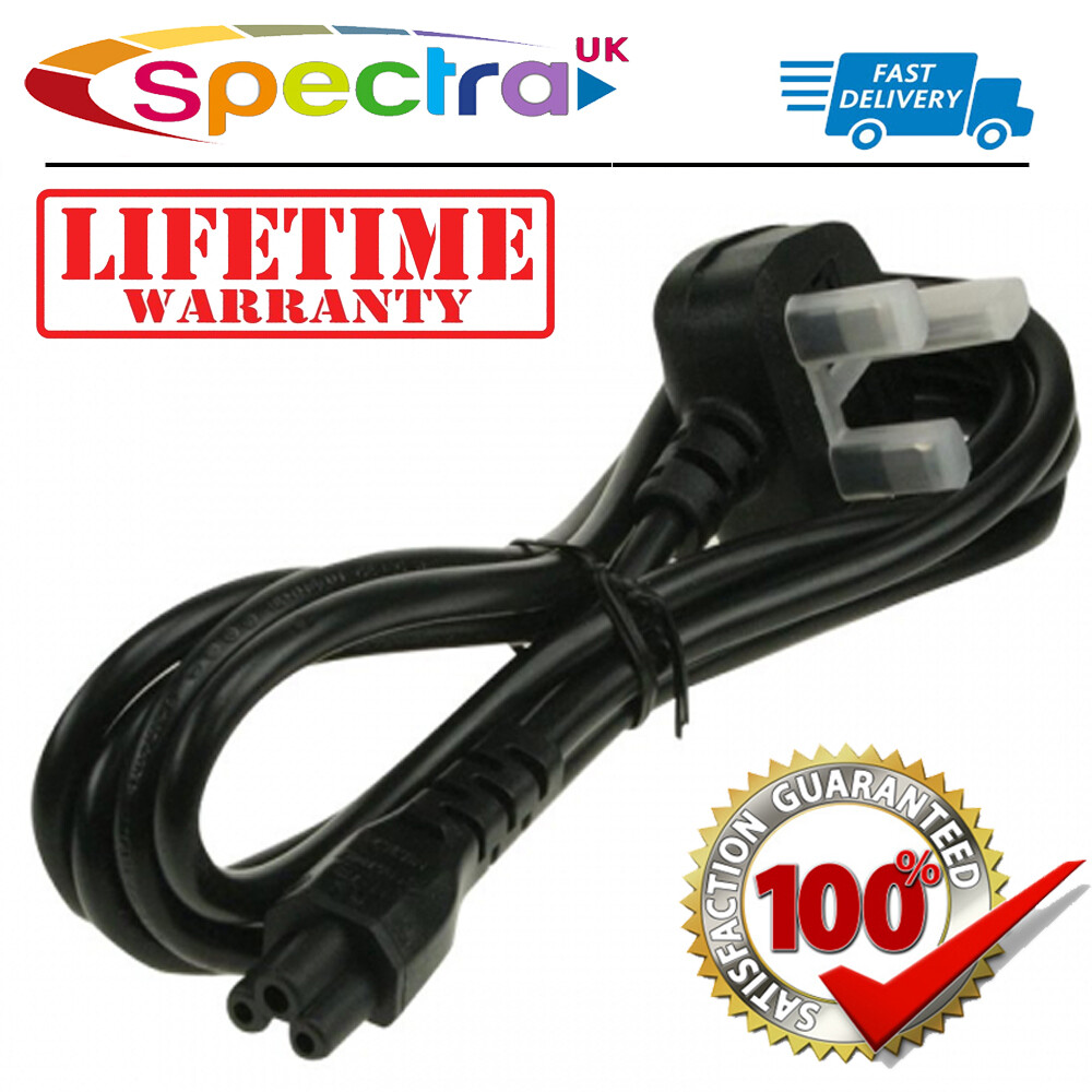 LG TV Television Ac Power Adapter Supply Clover Cable Cord Lead UK Plug ...
