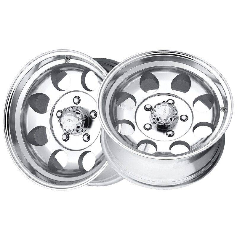 1 X Pacer 164P LT Mod Polished 15X8 5X4.50 83.06 Hub -19 Offset ...