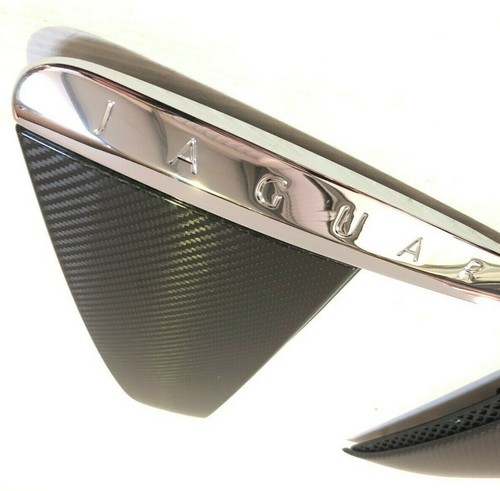 Jaguar Xf 12-15 Genuine carbon fibre front wing vents #PAIR# C2Z25044/5 ...
