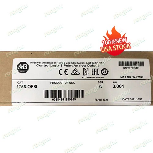 AB 1756-OF8I / A ControlLogix 8 Point Analog Output Module 1756OF8I | eBay