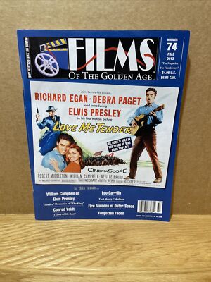 Films of the Golden Age Magazine No 74 FALL 2013 ELVIS PRESLEY | eBay