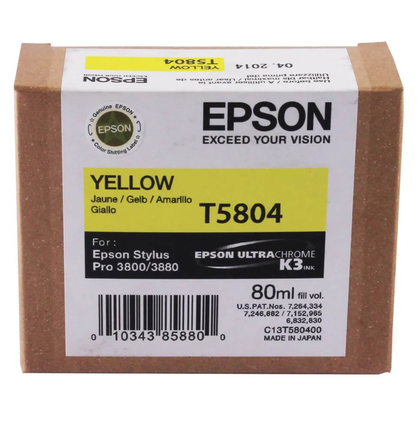 Epson T5801 T5802 T5803 T5804 T5805 T5806 T5807 T5808 T5809 Genuine ...
