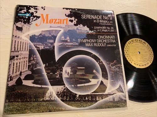 RARE Max Rudolph Mozart Serenade No. 9 LP Decca Stereo DG Gold Label VG ...