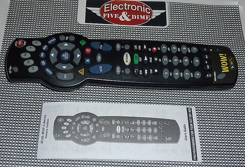 WOW 1056B01 TV DVD AUD CBL VCR Remote Control | eBay