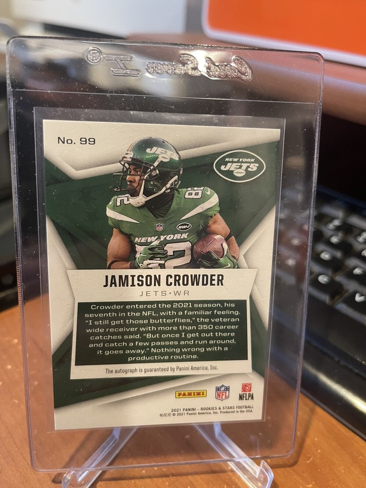 Jamison Crowder Gold Rookies & Stars Signed Auto Autograph Card 99 /35 ...