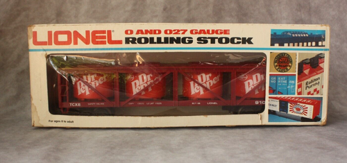 Lionel O & O27 Gauge Dr Pepper Car 6-9107 | eBay