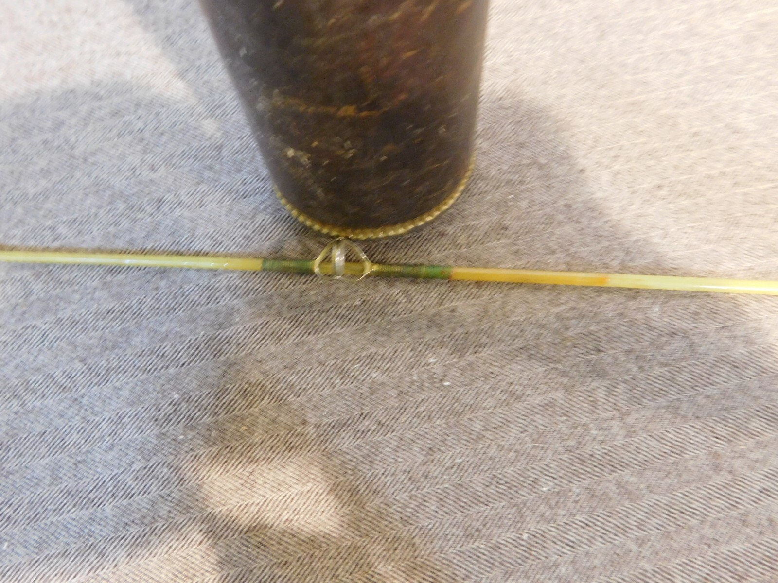 Vintage Great Lakes 6' Fiberglass Fly/ Spinning Rod Sliding Reel Seat ...