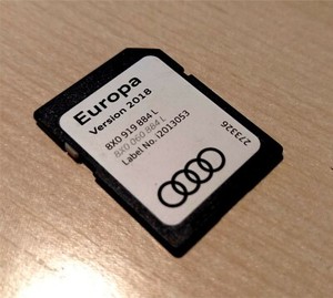 Map Data SD Card Europe Original audi q3 RMC 8xo 919 884 L i2013053 ...
