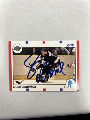 1990-91 Score American #260 Larry Robinson Autographed | eBay