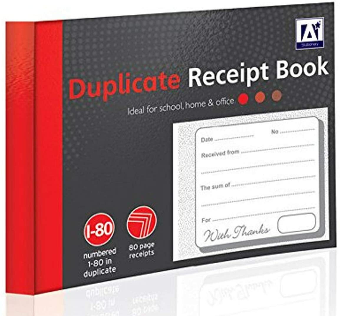 A5 Invoice Duplicate Book, Half Size Duplicate Receipt Book Carbon ...