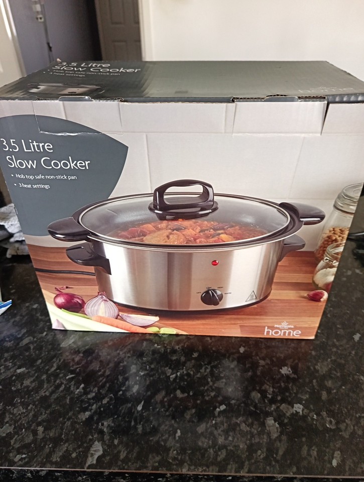 Morrison 3.5 Litre Slow Cooker, Aluminium Pot. Brand New In Box | eBay UK